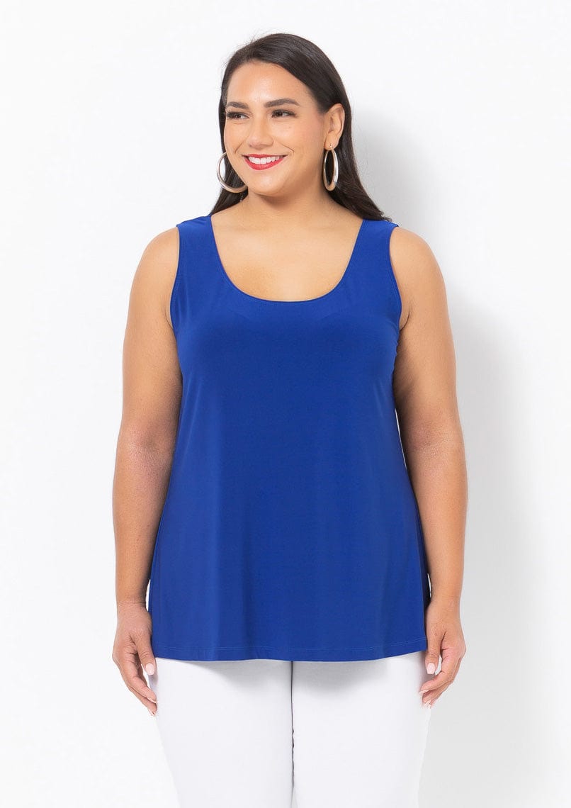 Plus Size Tops | Basic Longline Plus Size Camisole | Swish – Swish Fashion